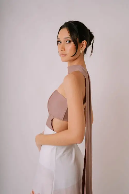SAN MALO Bajareque Maxi Dress With Removable Neck Accessory