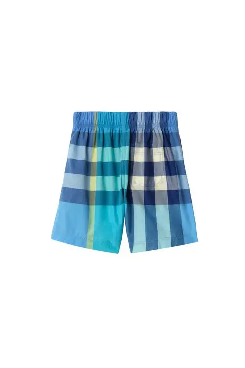 Burberry Check Cotton Shorts