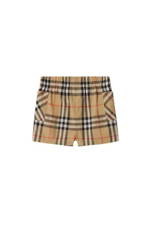 Burberry Check Cotton Two-piece Set