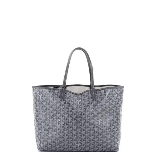 Goyard Saint Louis Tote Coated Canvas Pm - Grey