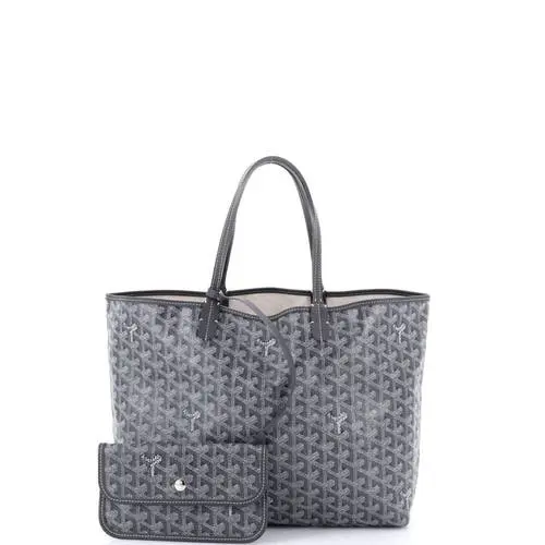 Goyard Saint Louis Tote Coated Canvas Pm - Grey