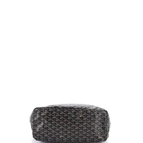 Goyard Saint Louis Tote Coated Canvas Pm - Black