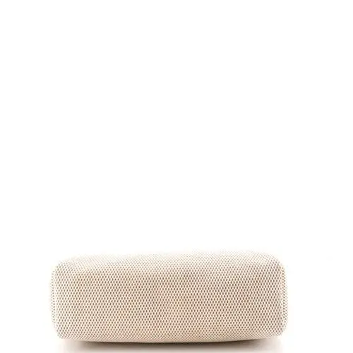 Hermès Herbag Zip Criss Viking Toile And Leather 31 - White