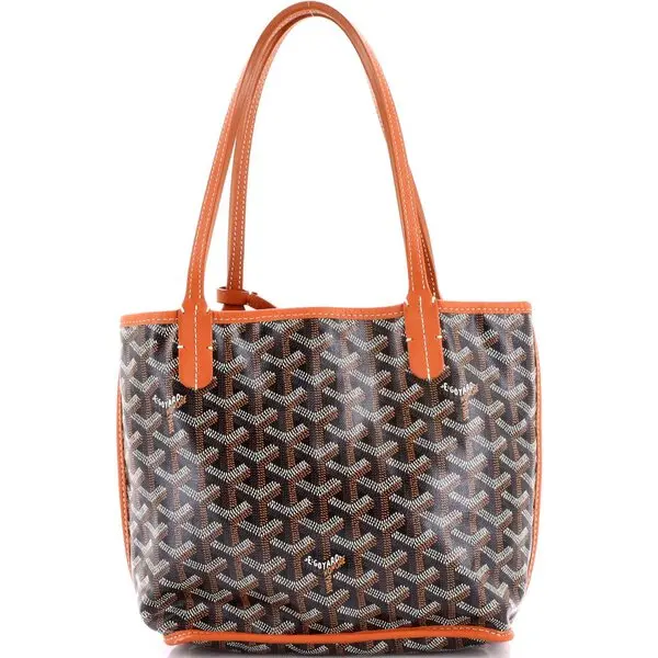 Goyard Anjou Reversible Tote Coated Canvas Mini