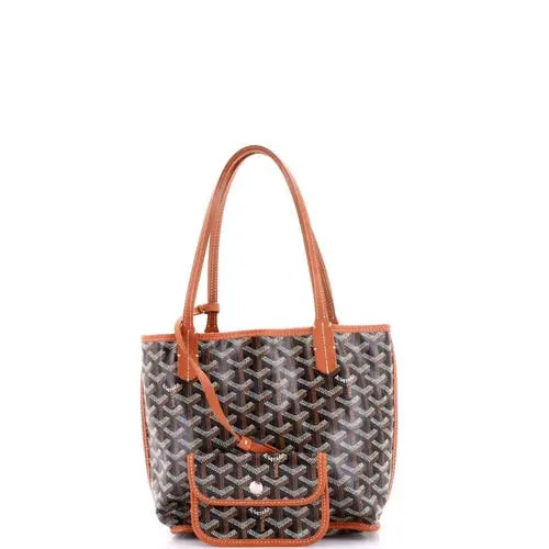 Goyard Anjou Reversible Tote Coated Canvas Mini