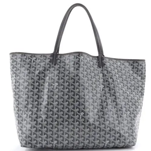 Goyard Saint Louis Tote Coated Canvas Gm - Gray