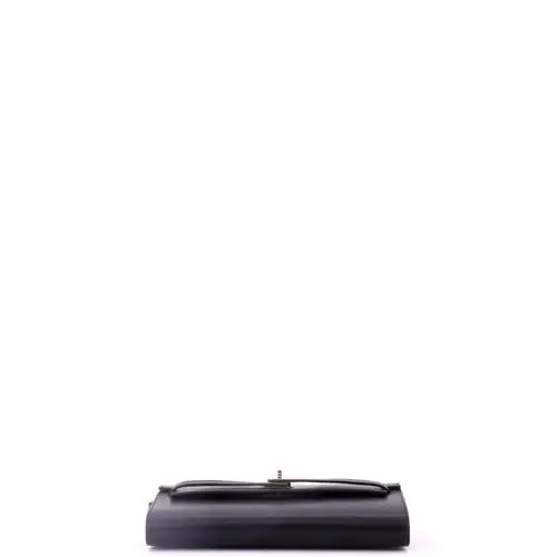 Hermès Kelly To Go Wallet Chevre Chamkila - Black