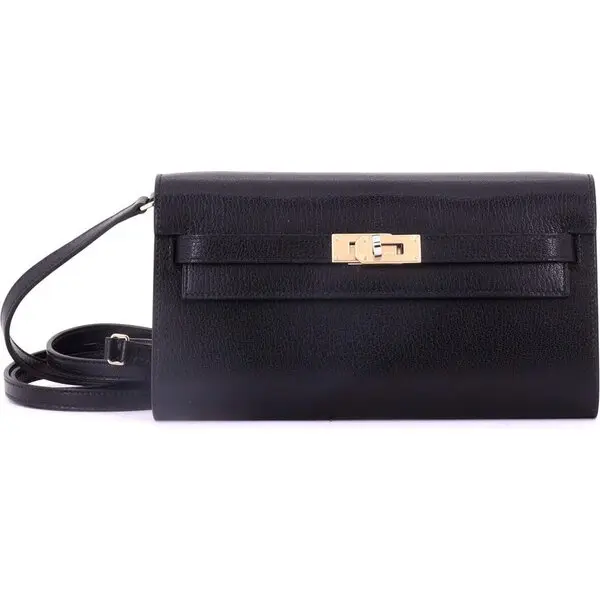 HERMES Kelly To Go Wallet Chevre Chamkila