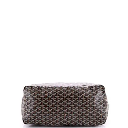 Goyard Saint Louis Tote Coated Canvas Gm - Black