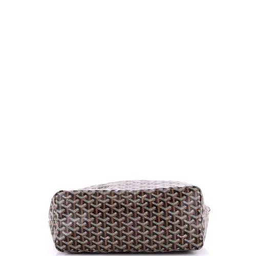 Goyard Saint Louis Pm Coated Canvas Tote - Black
