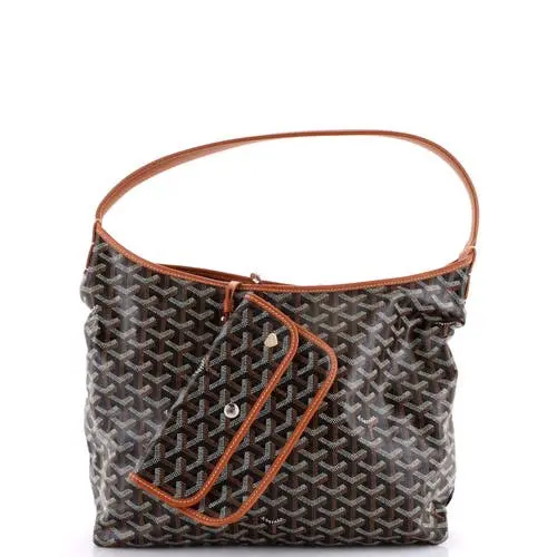 Goyard Boheme Hobo Coated Canvas - Brown