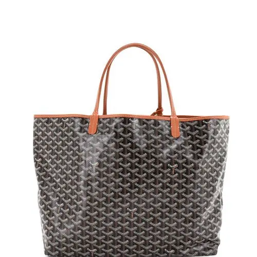 Goyard Saint Louis Reversible Tote Coated Canvas And Printed Canvas Gm