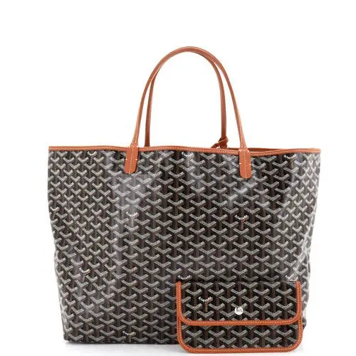 Goyard Saint Louis Reversible Tote Coated Canvas And Printed Canvas Gm