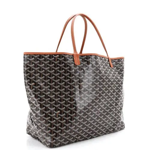 Goyard Saint Louis Reversible Tote Coated Canvas And Printed Canvas Gm