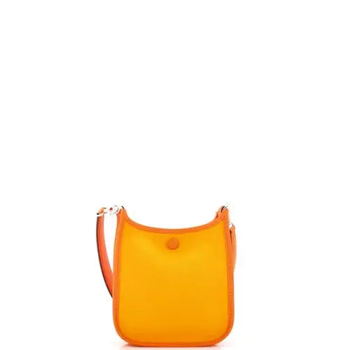 Hermès Neo Evelyne Bag Toile And Leather Tpm - Orange