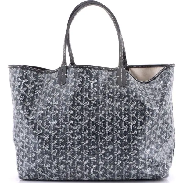 Goyard Saint Louis Tote Coated Canvas Pm - Grey
