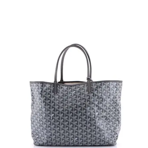 Goyard Saint Louis Tote Coated Canvas Pm - Grey