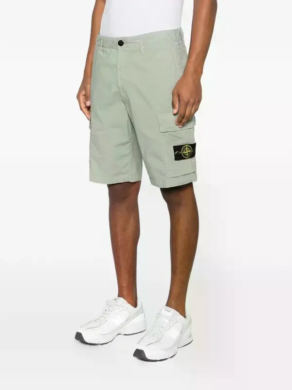 Stone Island Compass-patch Shorts