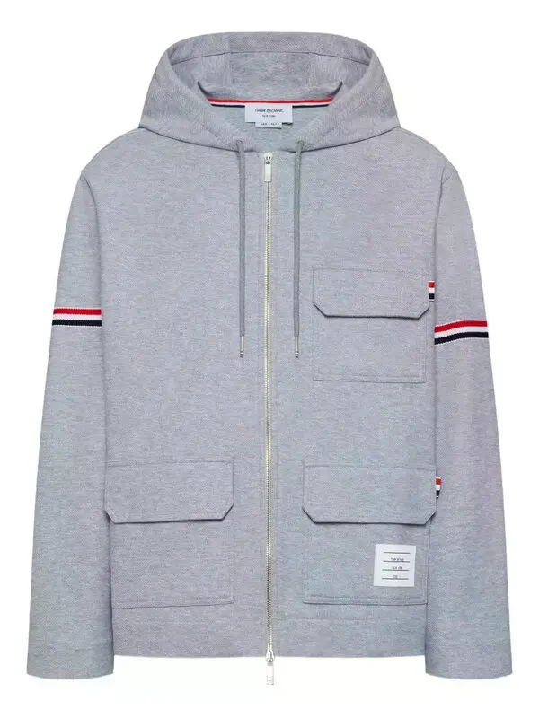 Thom Browne Zip-fastening Hooded Jacket