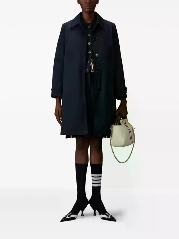 Thom Browne Pointelle Knit Cardigan - Blue
