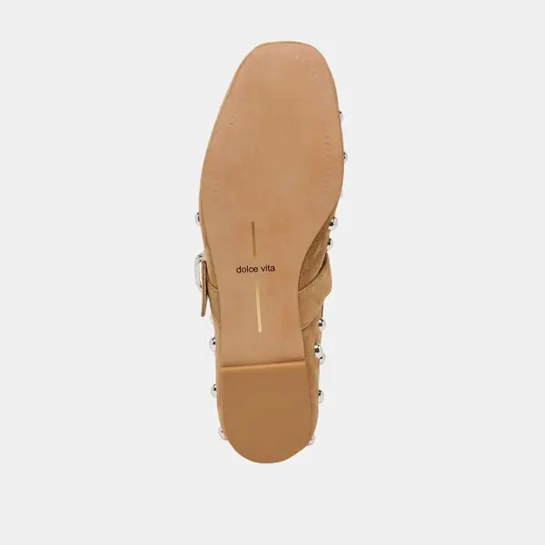 DOLCEVITA Mikel Studded Suede Ballet Flats