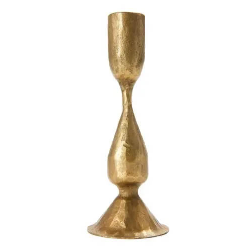 STORIED HOME Round Hand-forged Metal Taper Holder