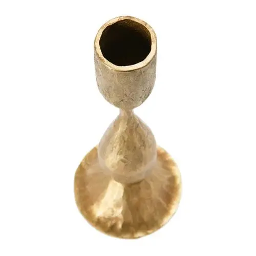 STORIED HOME Round Hand-forged Metal Taper Holder