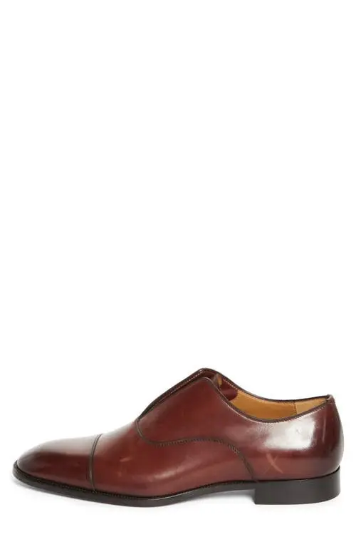 CHRISTIAN LOUBOUTIN Alpha Male Ii Cap-toe Slip-on Loafer - Cuoio