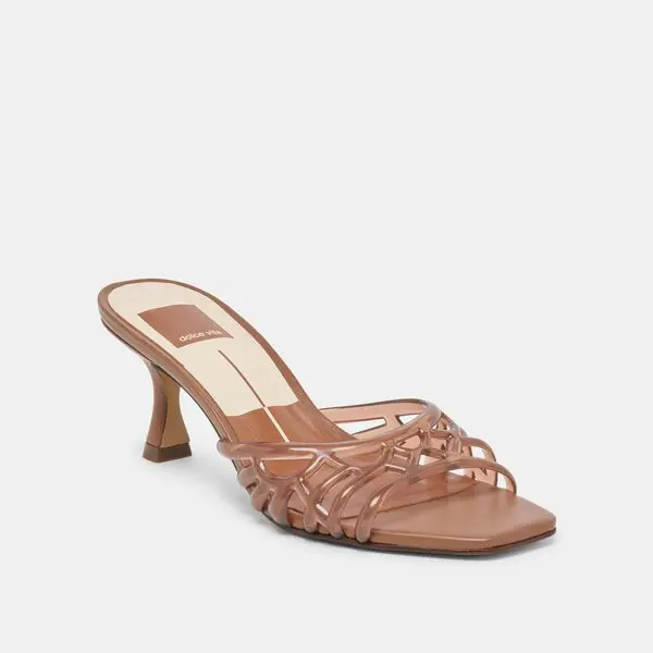 DOLCEVITA Galae Heeled Sandals - Whiskey Jelly