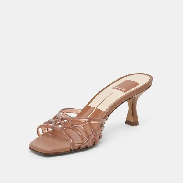 DOLCEVITA Galae Heeled Sandals - Whiskey Jelly