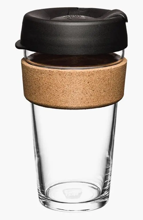 KEEPCUP Brew Cork Reusable Coffee Cup - Black