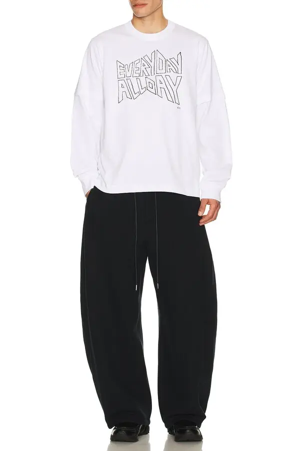 Sacai Geoff Print Longsleeve T-shirt