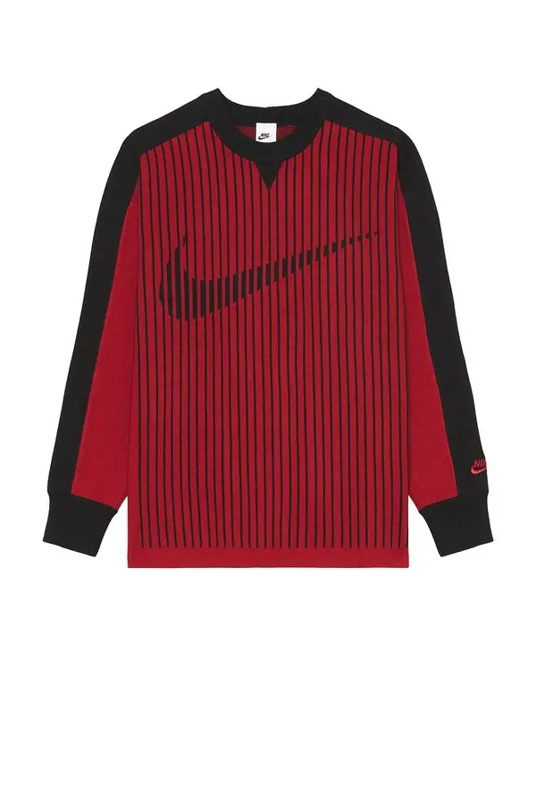 Nike Jersey Sweater - Team Crimson & Black