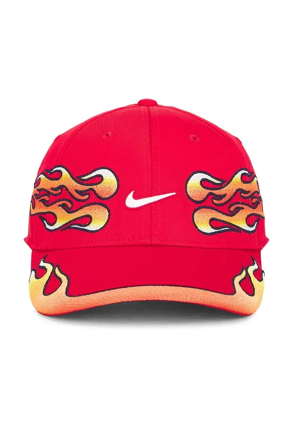 Nike Structured Flame Embroidered Cap - University Red