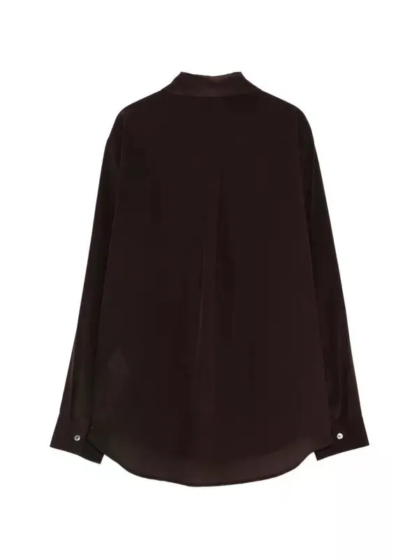 P.a.r.o.s.h Buttoned Shirt - Brown