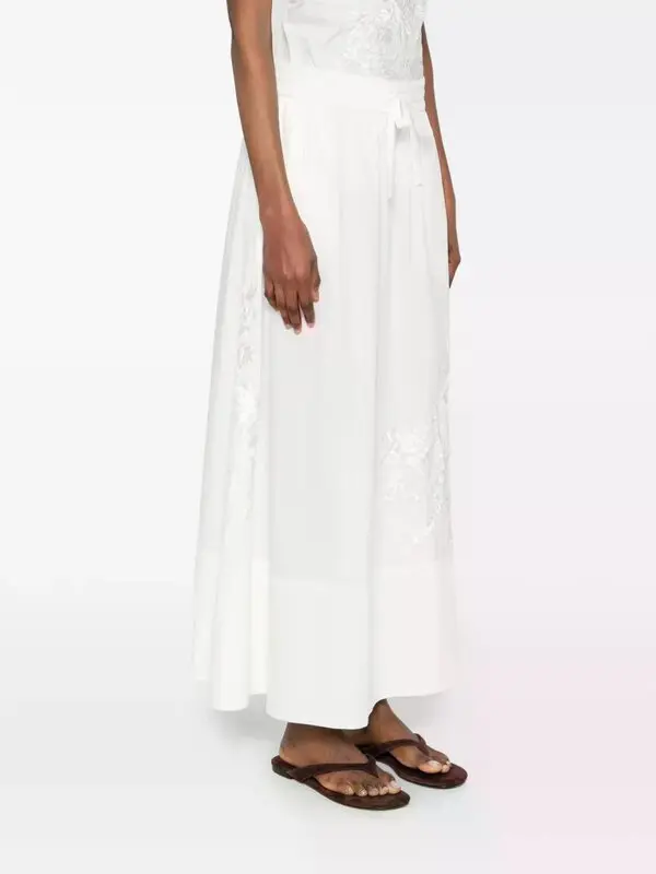 P.a.r.o.s.h Ninja Embroidery Maxi Skirt