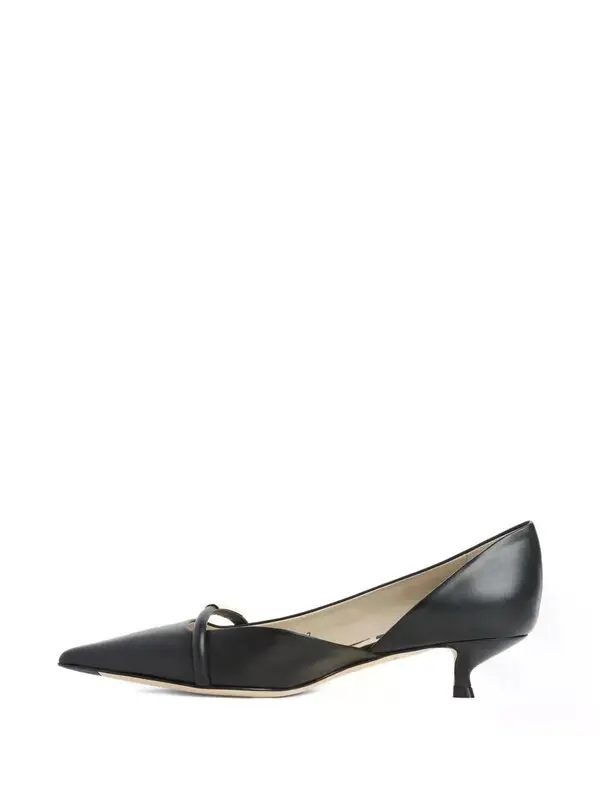 Giorgio Armani Point-toe Strap Pumps