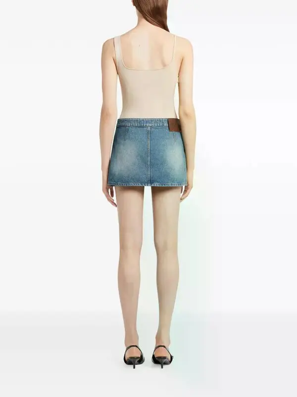 COURREGES Denim Mini Skirt - Blue