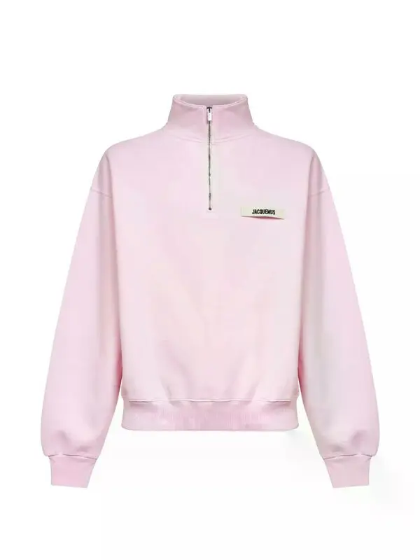 Jacquemus Zip Stand-collar Sweatshirt