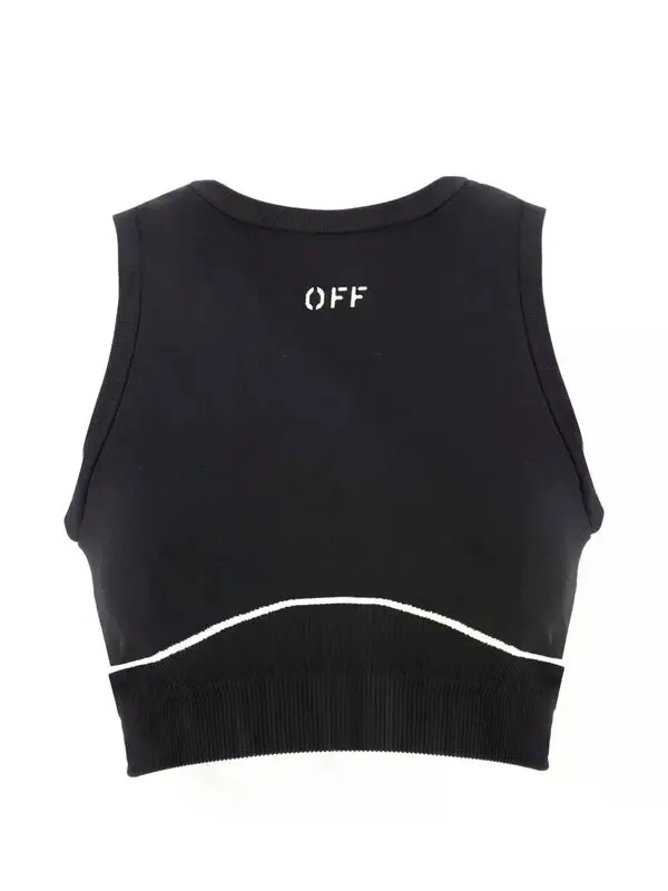 Off-White Off Stamp Seamless Logo Sports Bra