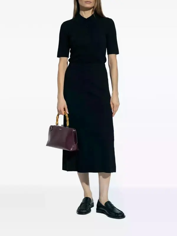 JIL SANDER Midi Wool Skirt