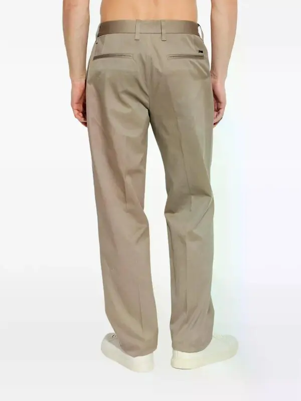 Emporio Armani Tapered Trousers - Neutrals