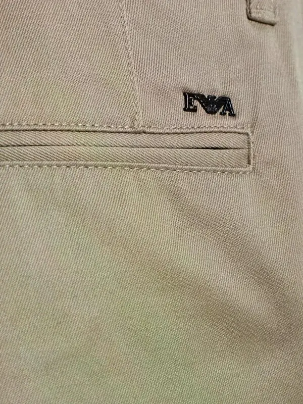 Emporio Armani Tapered Trousers - Neutrals
