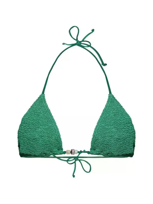 Bond Eye Ingrid Triangle Bikini Top - Green