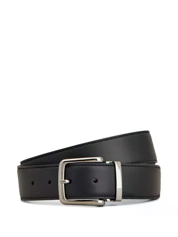 TOD'S Reversible Buckled Belt - Black
