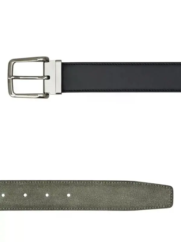 TOD'S Reversible Buckled Belt - Blue