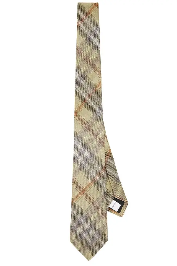 Burberry Manston Neck Tie - Glade Green Ip Check