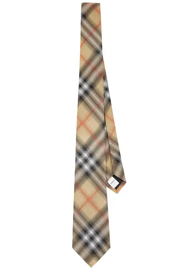 Burberry Manston Neck Tie - Sand Ip Check