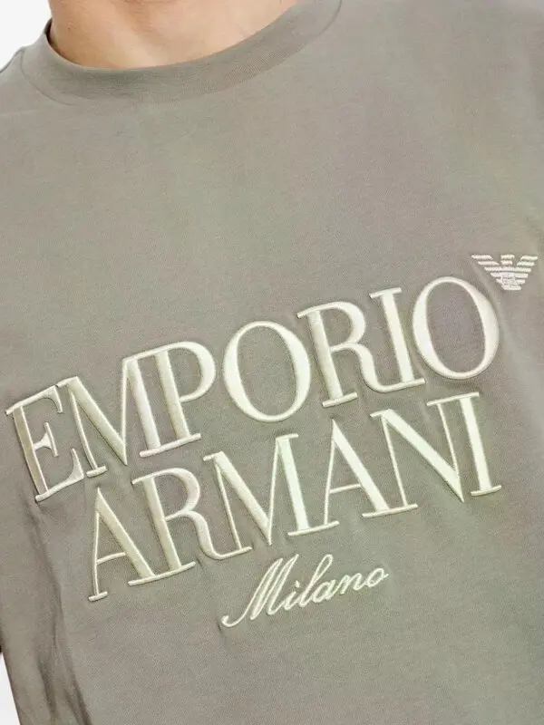 Emporio Armani Embroidered T-shirt