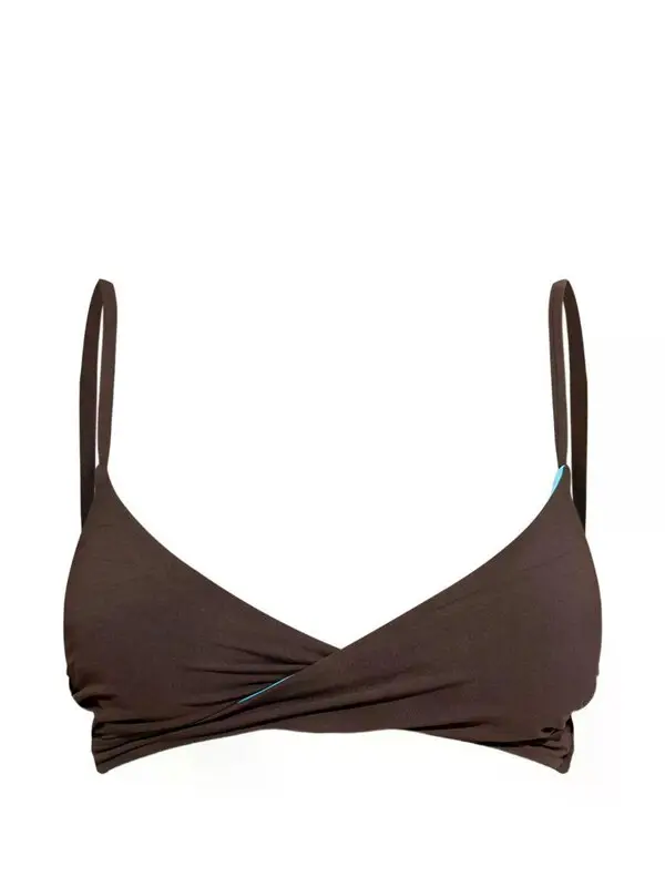 Bond Eye Amira Reversible Bikini Top - Brown